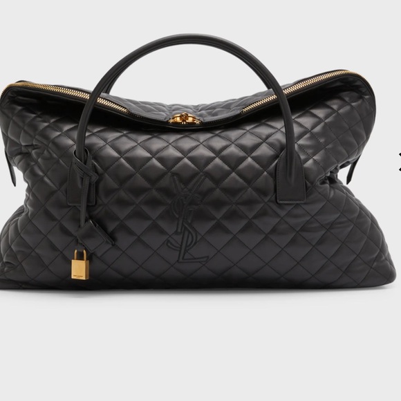 Yves Saint Laurent | Bags | Giant Ysl Travel Bag In Smooth Quilted ...